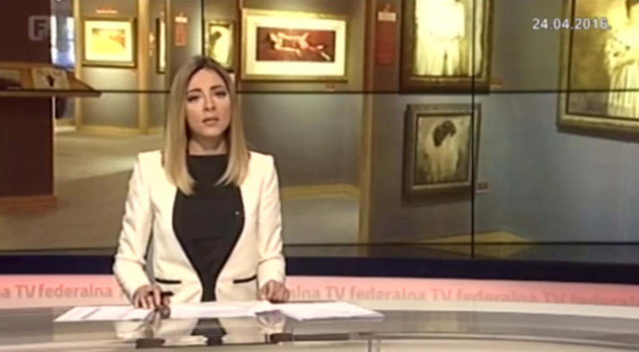 Federalna TV: Izložba – performans “Velikani likovne umjetnosti ...